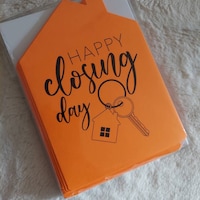 SET of Greeting Cards Happy Closing Day | Real Estate Agent Card | Home ...