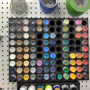 Wood Paint Bottle Rack Model Organizer for Tamiya 23ML Bottle 40 Bottle ...