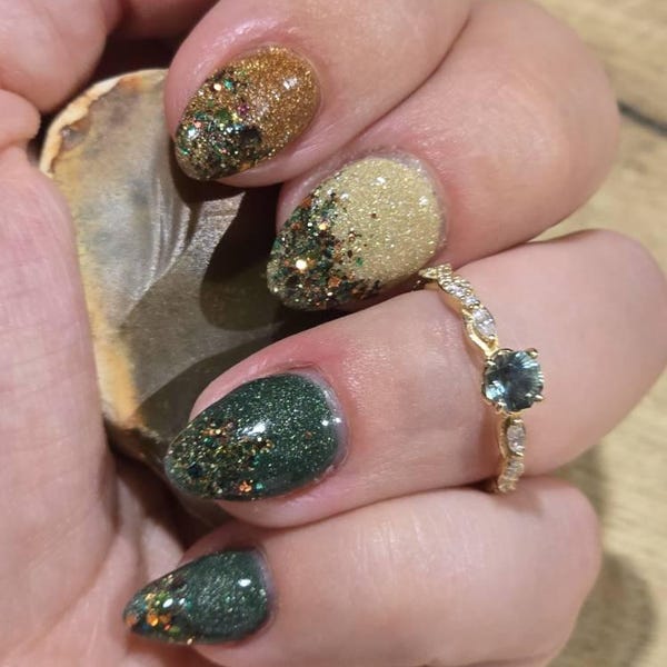 Tropical Opal- Dip Powder, Glitter Dip Powder, Dip Powder for Nails ...