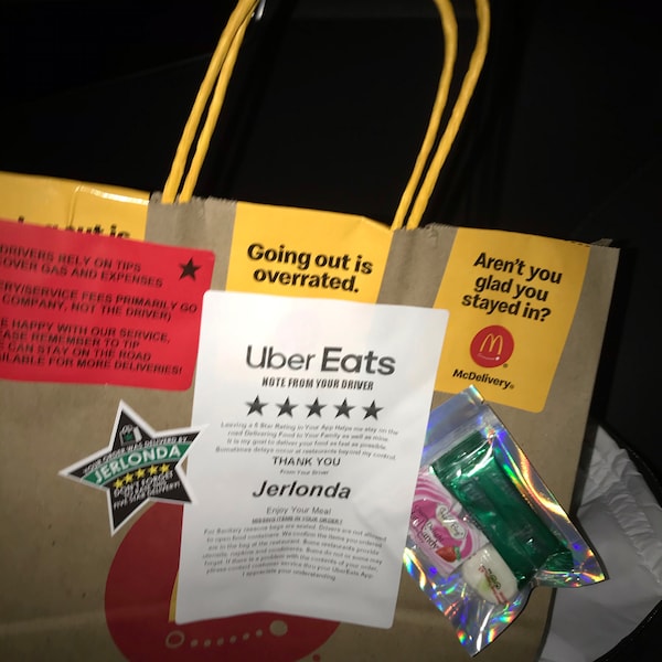 350 Personalized Labels Doordash, Grubhub, Ubereats, Spark Delivery ...