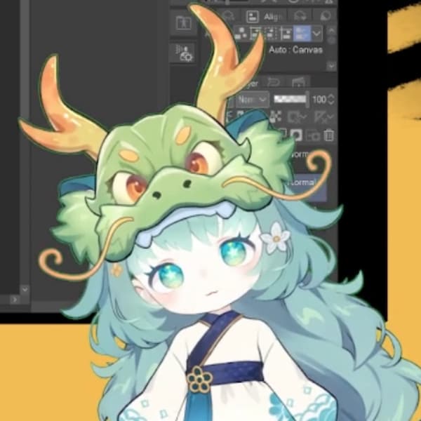 Live2d Model candy Ice Vtuber Model FULLY RIGGED Ready to Use - Etsy