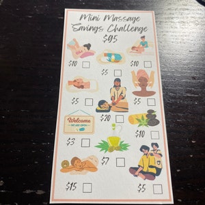 Mini Utility Bills Savings Challenge for A6 Envelopes Cash - Etsy