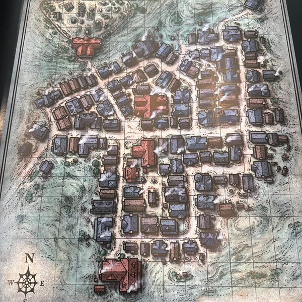 BG Descent Into Avernus Adventure Map Bundle Quality Prints on Matte ...