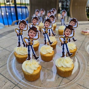 Super Mario Personalized Face Cupcake Toppers - Etsy