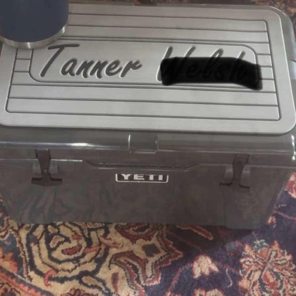Personalized, YETI , ALL SIZES, Cooler Lid Covers, Yeti Cooler ...