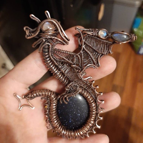 Wire Wrap Tutorial, Wire Wrapping Tutorial, Pattern by Wirearttutorials: Dragon Pendant, DIY ...