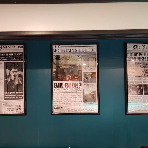 Ghostface Killer on the Loose Newspaper Article 20 Inch X 30 Inch ...