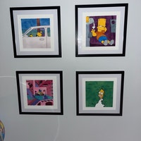 The Simpsons Homer Bush Watercolour Print, Scenic Simpsons, Homer ...