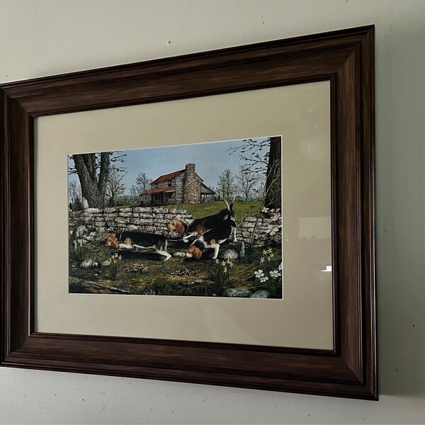 Harvest Time Art Print by John L. Ward, John Deere Tractor Print ...