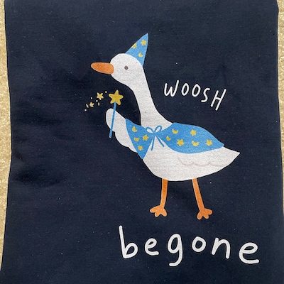 Goose Wizard Begone Spell Unisex Sweatshirt - Etsy