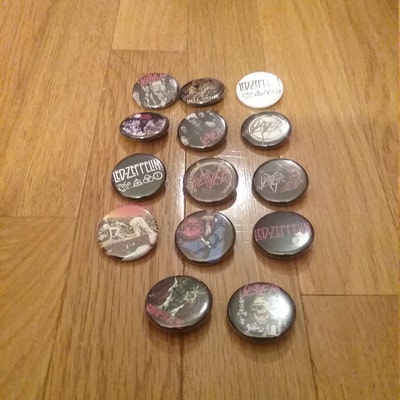 SLAYER Button, Pin, Badge Set Punk Metal Crust Doom Black Death Grind ...