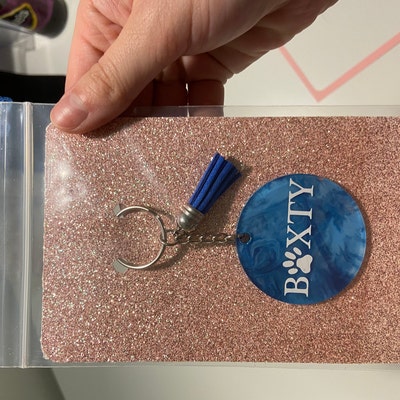 Keyring Display Card Svg, Keyring Display Card Template, Keychain ...