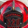 Custom Leather Fire Helmet Shield - Handcrafted Firefighter Helmet ...