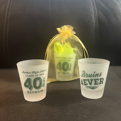 40th Birthday Cups, Personalized Party Favor Cups, Fiesta Birthday Cups ...