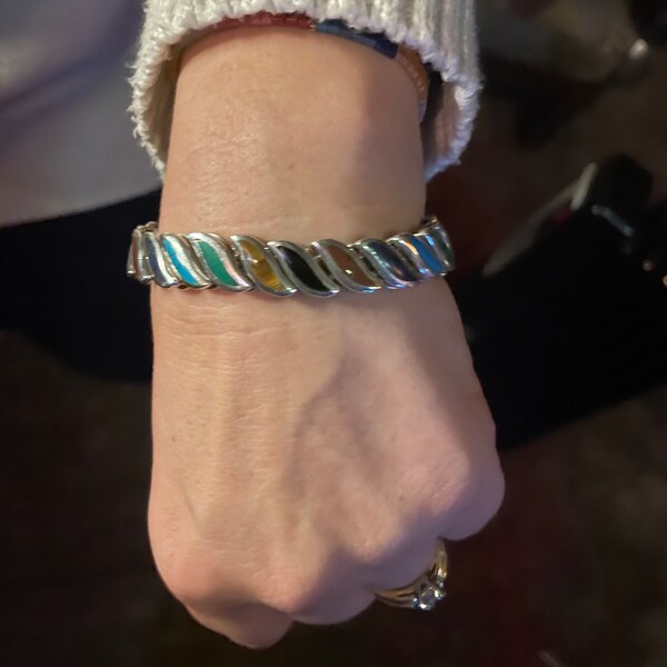 Native Suzie Jones Navajo Sterling Silver Etched Patterned Belt Buckle ...