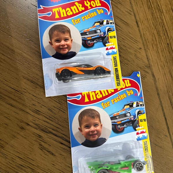 Editable Toy Car Packaging Thank You Tag Template, Printable Car ...