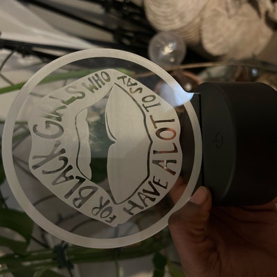 Laser Engraved LED Light up Display/sign, Custom LED Sign-circle - Etsy