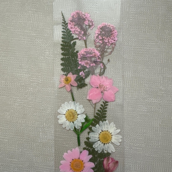 Build Your Own Bookmarks Real Dried Flowers Gift Idea for Book Lovers ...