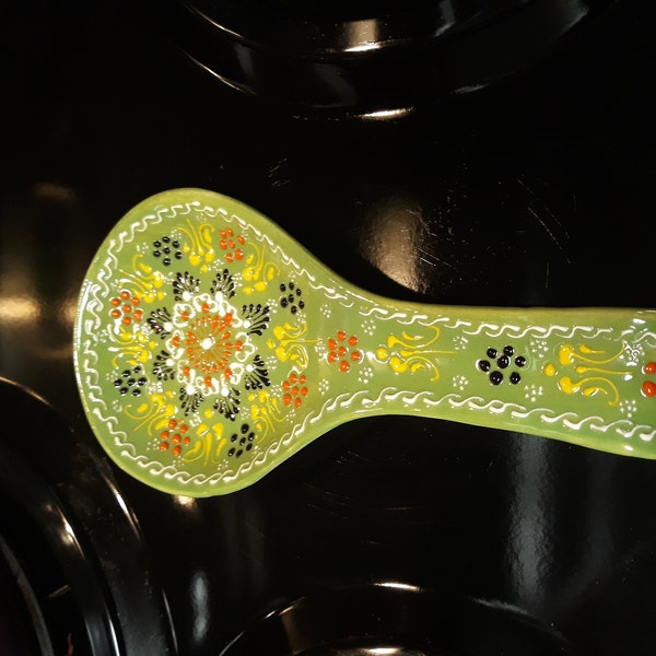 14 Color Ceramic Spoon Rest, Handmade Pottery, Spoon Rest, Kitchen ...