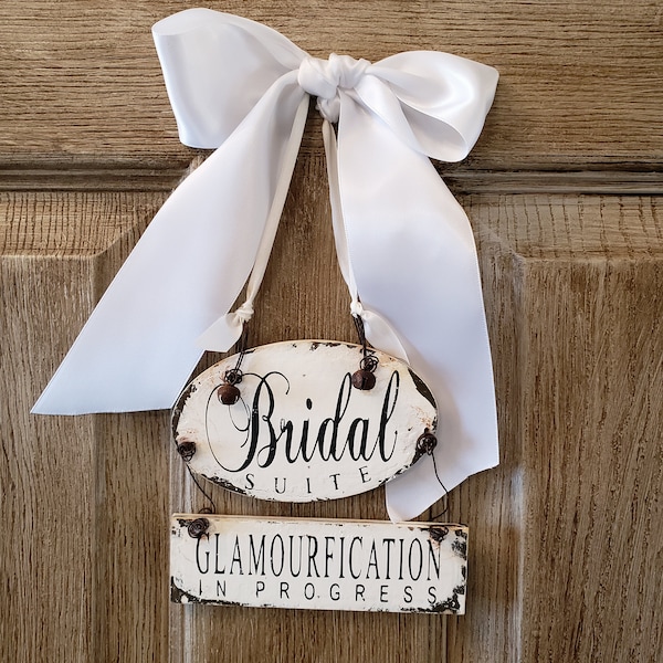 BRIDAL SUITE Sign | Rustic Wedding Sign | Bridal Suite Decor | Do Not ...