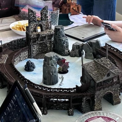 Ice Tribe Hut Chieftain DND Terrain EC3D Wilds of Wintertide Snow ...