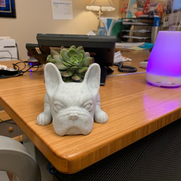 French Bulldog Planter, French Bulldog Gifts, Succulent Planter, Dog ...
