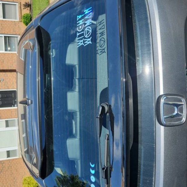 Holographic Moon Phase Decal, Moon Car Decal, Astrology Decal, Witchy ...