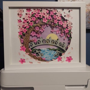 3D Layered Clover Shadow Box Svg Spring Shadow Box Flowers 3D SVG, St ...