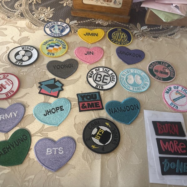 BTS Dynamite Embroidered Iron-on Patch - Etsy