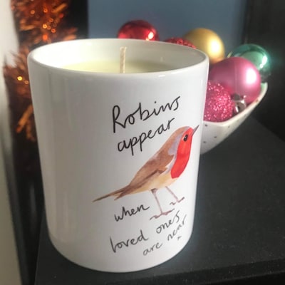 Candle robins Appear When Loved Ones Are Near - Etsy