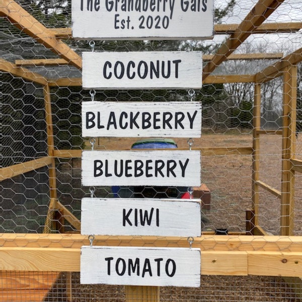 Chicken Coop Sign Chicken Names Sign Goat Sign Barn Sign Goat Names ...