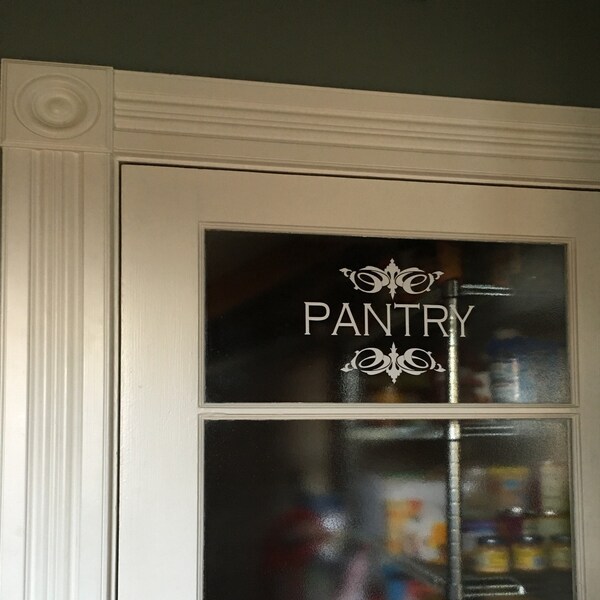 Pantry Sticker - Vinyl Wall Art, Graphics, Lettering, Decals, Stickers ...