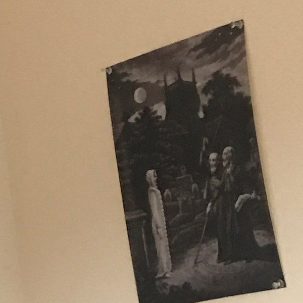 John Dee and Edward Keeley Summoning Spirit Print, Summoning Demons ...