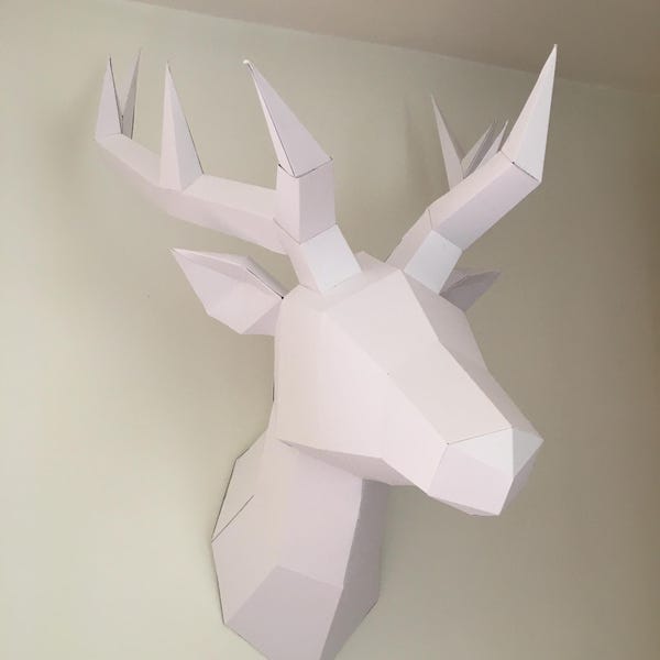 Skull Papercraft Template, Origami, PDF Download DIY - Etsy