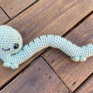 PATTERN: Iggy the Inchworm Crochet Inchworm Pattern Amigurumi Inchworm ...