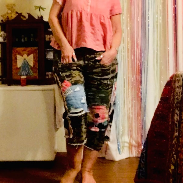 Wrangler Jeans Duster Coat M/L, Upcycled Coat, Stretch Denim ...