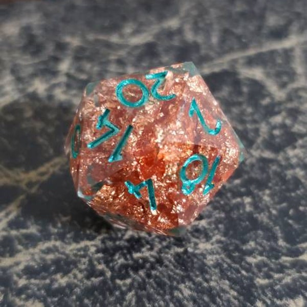 Jinx's Influence 7 Piece Handmade D&D Dice Hand Crafted Dungeons and ...