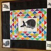 Handmade Quilt Celestial Fabric by Zen Chic for Moda 77x 89 double Bed ...