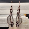 Wire Wrap Earring Tutorial, Wire Wrapping Pattern, Wire Art Tutorial ...