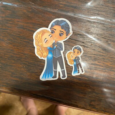 Chibi ACOTAR Couples Stickers From the Series A Court of - Etsy