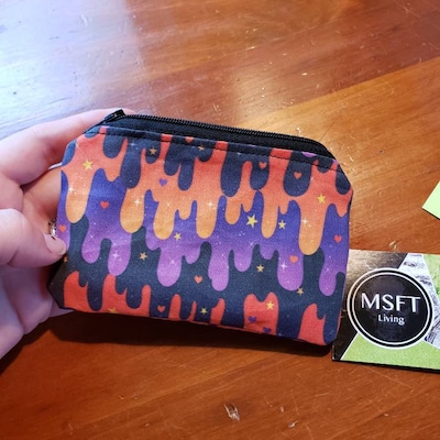 Halloween Goth Coin Purse, Business Card Holder, Purse Organizer ...