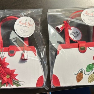 Handmade Christmas Paper Purse Gift Bag/gift Card Holder. Holiday Gift ...