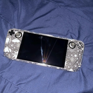 Red Abstract Watercolor Asus ROG Ally Skin, Protective ROG Ally Console ...