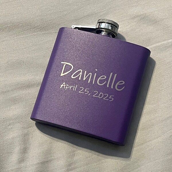 Flask for Women, Bridesmaid Gift, Custom Flask, Personalized Flask ...
