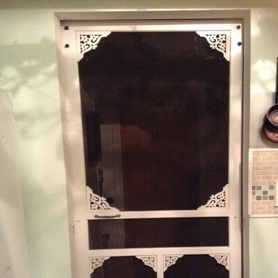 Four 4 Victorian Gingerbread Screen Door Brackets 6 - Etsy