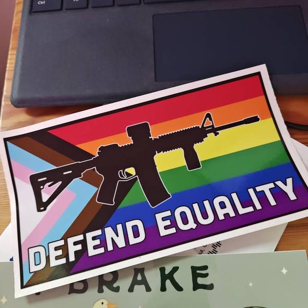 Gun Rights ARE Minority Rights Flag Decal/sticker Color - Etsy