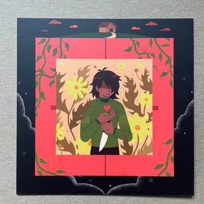 Deltarune Kris Home Print - Etsy