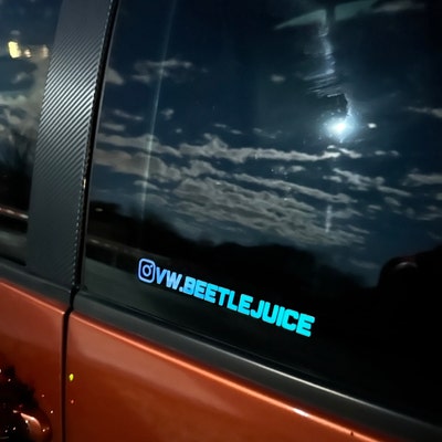 Off White Style Custom Text Vinyl Decal Window Personalized JDM ...