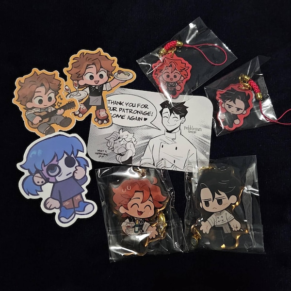 Rody and Vincent Heart Magnet Keychain Set | Dead Plate 6.5 Cm Double ...