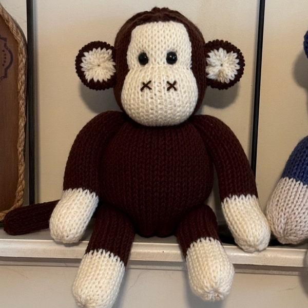 Monkey Knitting Machine Pattern PDF ONLY Addi Sentro - Etsy